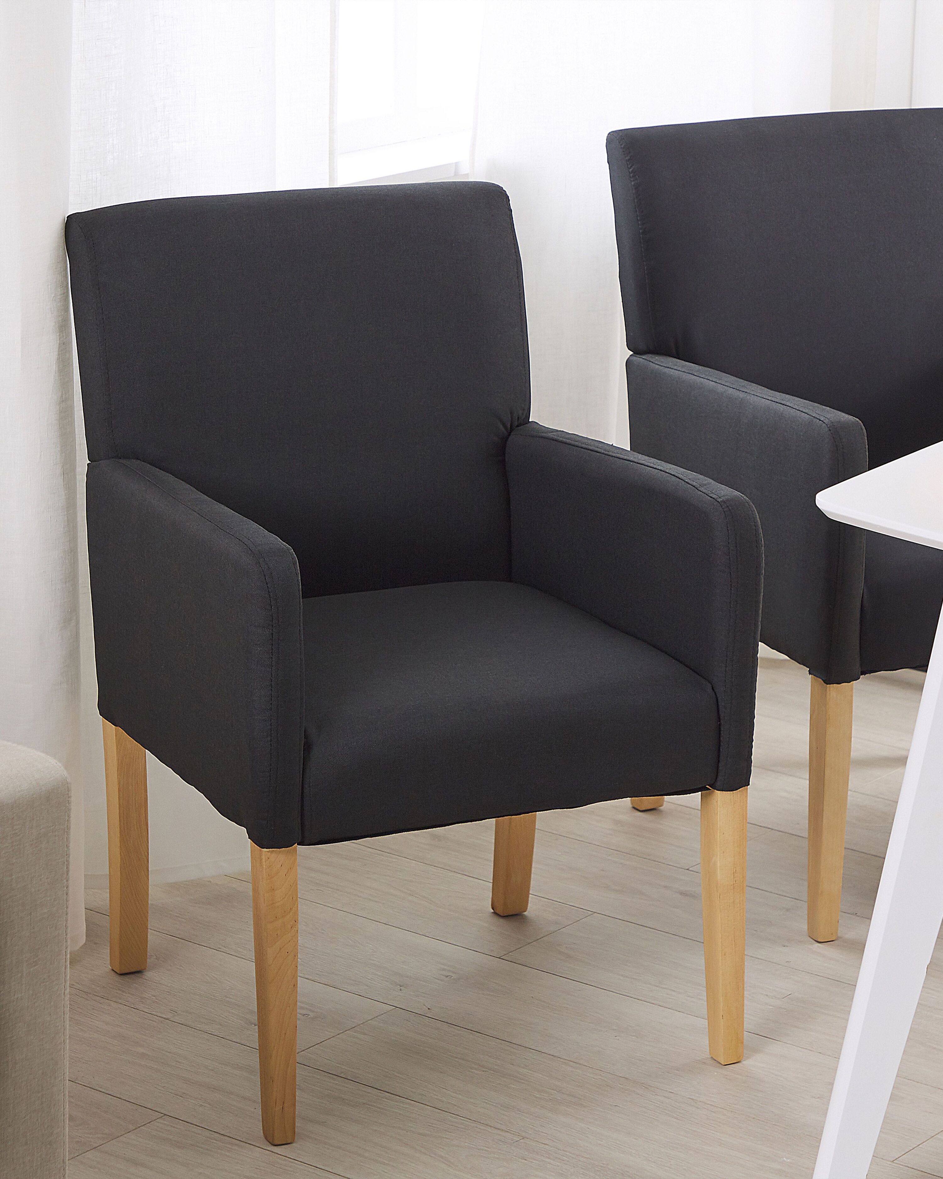 Stol Sort ROCKEFELLER | Beliani.dk